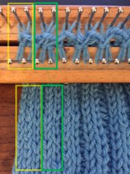 Decreasing Stitches in Rib Stitch - Loom Knit Central