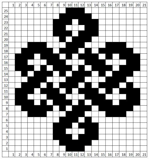Intricate or Simple – The Celtic Knot Pattern - Loom Knit Central