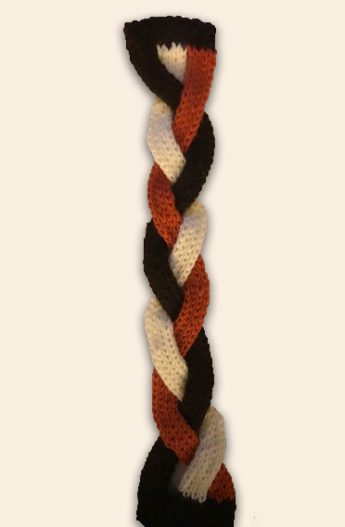 Braided Headband Double-Knit Loom Knitting - Loom Knit Central