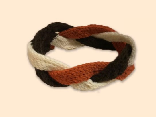 Braided Headband Double-Knit Loom Knitting - Loom Knit Central