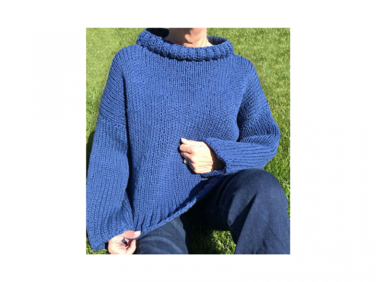 Loom Knit Comfy Oversized Sweater - Loom Knit Central